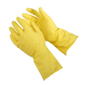 Brand Central Wholesale : Yellow Plastic Glove Medium
